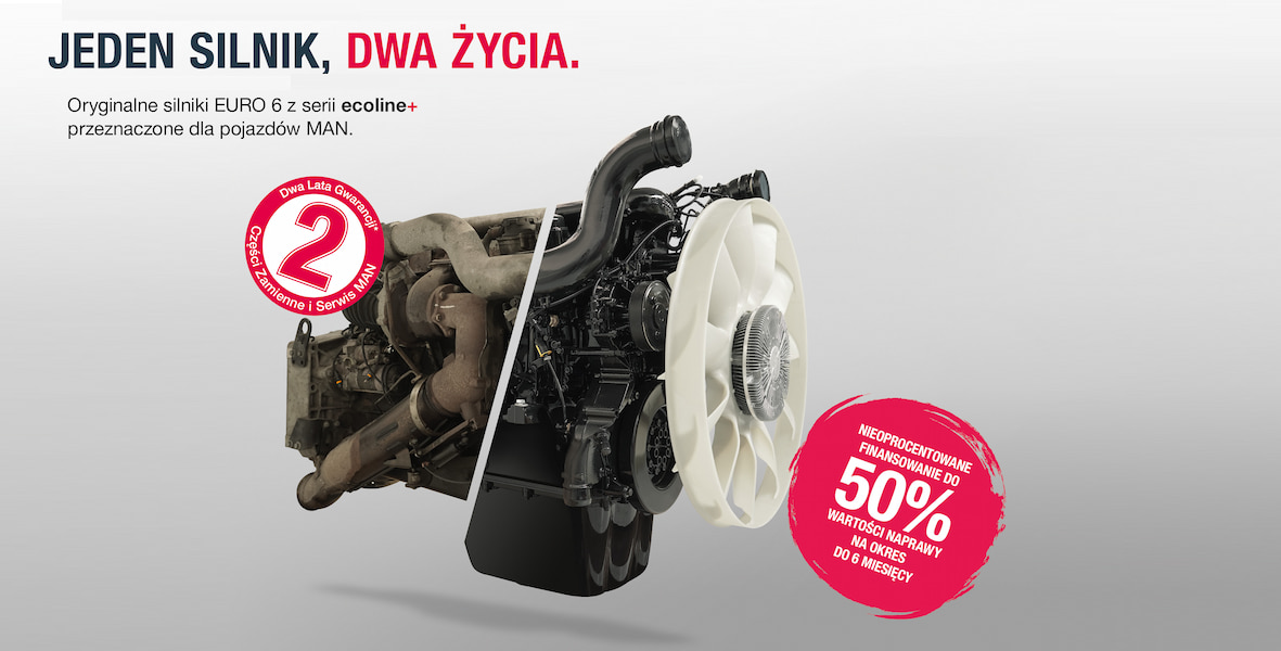 Oryginalne silniki MAN ecoline+ | DBK Group