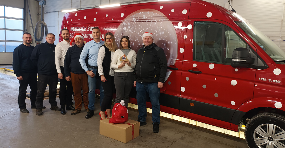 Olsztyn i Święcice wspierają akcję MAN Paczka na Święta | DBK Group